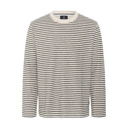 Matinique Shirt 'MAkai ls Heritage' Herren Größe M beige / schwarzmeliert
