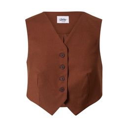 Bella x ABOUT YOU Weste 'Josefina' Damen Gr&ouml;&szlig;e 34 braun