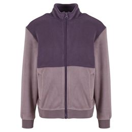 Urban Classics Fleecejacke Herren Gr&ouml;&szlig;e 5XL helllila / dunkellila