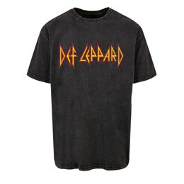 F4NT4STIC T-Shirt 'Def Leppard' Herren Gr&ouml;&szlig;e S gelb / rot / schwarz