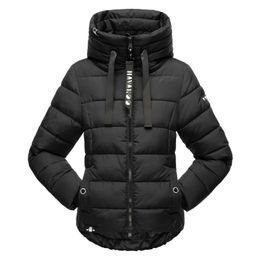 Navahoo Damen Steppjacke stylische Winterjacke mit Kapuze Amayaa
