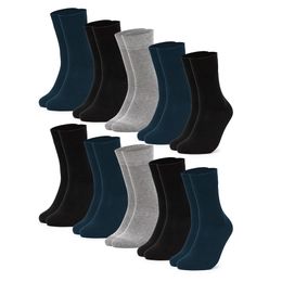 Occulto Socks 'Ingo' male Blue, Grey, Black size 39-42