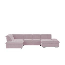 Lounge Collection Wohnlandschaft mit verschiedenen Funktionen Spencer lila/violett Maße (cm): B: 382 H: 102 T: 260.0 Sofas > Sofas nach » Sofa DE