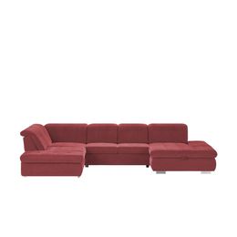 Lounge Collection Wohnlandschaft mit verschiedenen Funktionen Spencer rot Maße (cm): B: 382 H: 102 T: 260.0 Sofas > Sofas nach Material » Sofa DE
