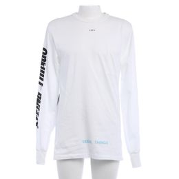 Off-White Freizeithemd / Shirt / Polohemd langarm Herren Gr&ouml;&szlig;e M Second Hand wei&szlig;