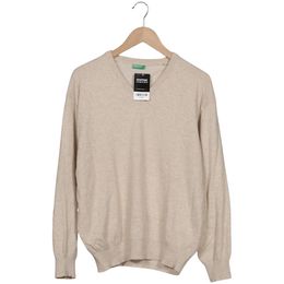 United Colors Of Benetton Pullover Herren Größe M Second Hand beige