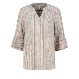 Sublevel Bluse in Grau/ Creme - 62% | Gr&ouml;&szlig;e S | Damen-blusen