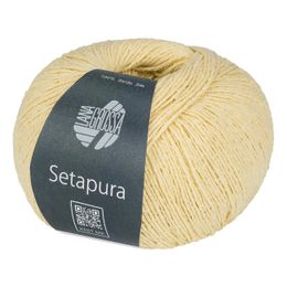 Setapura von Lana Grossa, Zartgelb, aus Seide
