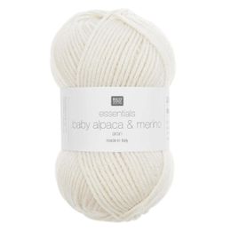 Essentials Baby Alpaca & Merino aran von Rico Design, Cream, aus Alpaka