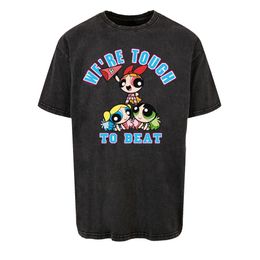 F4NT4STIC T-Shirt 'Powerpuff Girls Tough To Beat' Herren Gr&ouml;&szlig;e S azur / rot / schwarz / wei&szlig;