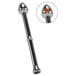 Rebel Prostata-Vibrator „Metal Milking Stick“ mit 10 Vibrationsmodi