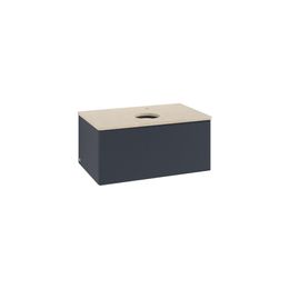 Villeroy & Boch V&B Waschtischunterschrank mit Frontstruktur -Beleuchtung Antao 80x36x50cm, HL, WBP botti., md bl. m Lac ; Villeroy & Boch (L30153HG)