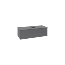 Villeroy & Boch V&B Waschtischunterschrank ohne Frontstruktur, mit Beleuchtung Antao 120x36x50cm, WBP Lac, Anthrac. m Lac ; Villeroy & Boch (L32010GK)
