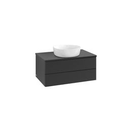Villeroy & Boch V&B Waschtischunterschrank mit Frontstruktur -Beleuchtung Antao 80x36x50cm, WBP-farbe Lac, bla m lacquer ; Villeroy & Boch (L19110PD)
