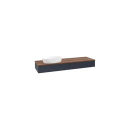 Villeroy & Boch V&B Waschtischunterschrank ohne Frontstruktur -Beleuchtung Antao 160x50cm, WBP-farbe w. wal, md bl. m Lac ; Villeroy & Boch (L15012HG)