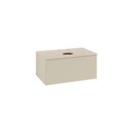 Villeroy & Boch V&B Waschtischunterschrank mit Frontstruktur -Beleuchtung Antao 80x36x50cm, HL, WBP botti., si Gr m Lac ; Villeroy & Boch (L30153HJ)