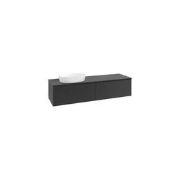 Villeroy & Boch V&B Waschtischunterschrank mit Frontstruktur -Beleuchtung Antao 160x50cm, WBP-farbe Lac, bla m lacquer ; Villeroy & Boch (L37110PD)