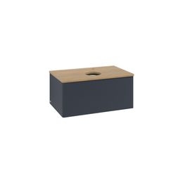 Villeroy & Boch V&B Waschtischunterschrank mit Frontstruktur -Beleuchtung Antao 80x36x50cm, HL, WBP hon. Oa, md b m Lac ; Villeroy & Boch (L30151HG)