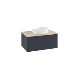 Villeroy & Boch V&B Waschtischunterschrank mit Frontstruktur -Beleuchtung Antao 80x36x50cm, WBP botti., md bl. m Lac ; Villeroy & Boch (L30113HG)