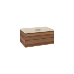 Villeroy & Boch V&B Waschtischunterschrank ohne Frontstruktur -Beleuchtung Antao 80x36x50cm, HL, WBP-farbe botti., w. wal ; Villeroy & Boch (L19053HM)