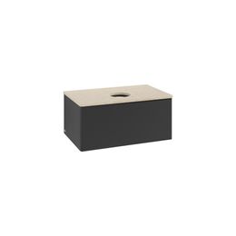 Villeroy & Boch V&B Waschtischunterschrank mit Frontstruktur -Beleuchtung Antao 80x36x50cm, WBP-farbe botti., bla m Lac ; Villeroy & Boch (L30113PD)