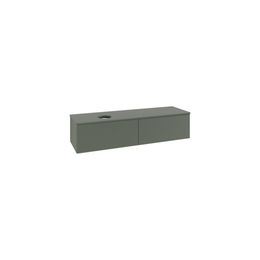 Villeroy & Boch V&B Waschtischunterschrank mit Frontstruktur -Beleuchtung Antao 160x50cm, WBP-farbe Lac, lea gre. m Lac ; Villeroy & Boch (L37110HL)