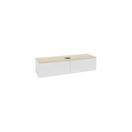 Villeroy & Boch V&B Waschtischunterschrank ohne Frontstruktur -Beleuchtung Antao 160x50cm, WBP-farbe botti., glo wh. Lac ; Villeroy & Boch (L36013GF)