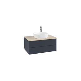 Villeroy & Boch V&B Waschtischunterschrank mit Frontstruktur -Beleuchtung Antao 80x36x50cm, HL, WBP botti., md bl. m Lac ; Villeroy & Boch (L19153HG)