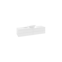 Villeroy & Boch V&B Waschtischunterschrank ohne Frontstruktur -Beleuchtung Antao 160x50cm, WBP-farbe Lac, wh. m lacquer ; Villeroy & Boch (L25010MT)