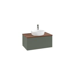 Villeroy & Boch V&B Waschtischunterschrank mit Frontstruktur -Beleuchtung Antao 80x36x50cm, HL, WBP w wa, lea gre. m Lac ; Villeroy & Boch (L30152HL)