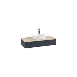 Villeroy & Boch V&B Waschtischunterschrank mit Frontstruktur, mit Beleuchtung Antao 100x19x50cm, WBP botti., md bl. m Lac ; Villeroy & Boch (L09153HG)