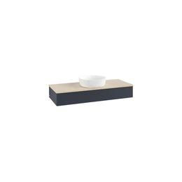 Villeroy & Boch V&B Waschtischunterschrank mit Frontstruktur, mit Beleuchtung Antao 120x19x50cm, WBP botti., md bl. m Lac ; Villeroy & Boch (L10113HG)
