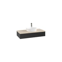 Villeroy & Boch V&B Waschtischunterschrank ohne Frontstruktur, mit Beleuchtung Antao 100x19x50cm, WBP-farbe botti., bla m Lac ; Villeroy & Boch (L09053PD)