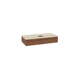 Villeroy & Boch V&B Waschtischunterschrank mit Frontstruktur, mit Beleuchtung Antao 100x19x50cm, WBP-farbe botti., w. walnut ; Villeroy & Boch (L09153HM)