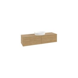 Villeroy & Boch V&B Waschtischunterschrank ohne Frontstruktur -Beleuchtung Antao 160x50cm, WBP-farbe honey oak, honey oak ; Villeroy & Boch (L25011HN)