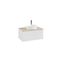 Villeroy & Boch V&B Waschtischunterschrank mit Frontstruktur -Beleuchtung Antao 80x36x50cm, HL, WBP botti., glo wh. Lac ; Villeroy & Boch (L30153GF)