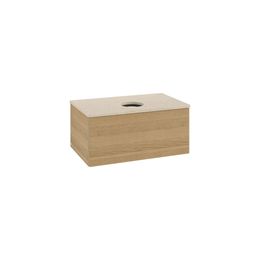 Villeroy & Boch V&B Waschtischunterschrank mit Frontstruktur -Beleuchtung Antao 80x36x50cm, WBP-farbe botti., honey oak ; Villeroy & Boch (L30113HN)
