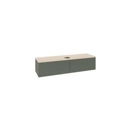 Villeroy & Boch V&B Waschtischunterschrank ohne Frontstruktur -Beleuchtung Antao 160x50cm, WBP botti., lea gre. m Lac ; Villeroy & Boch (L36013HL)