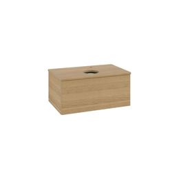 Villeroy & Boch V&B Waschtischunterschrank mit Frontstruktur -Beleuchtung Antao 80x36x50cm, HL, WBP hon. Oa, hon. Oa ; Villeroy & Boch (L30151HN)