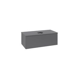 Villeroy & Boch V&B Waschtischunterschrank ohne Frontstruktur, mit Beleuchtung Antao 100x36x50cm, WBP Lac, Anthrac. m Lac ; Villeroy & Boch (L31010GK)