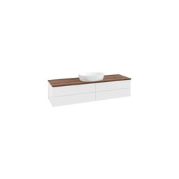Villeroy & Boch V&B Waschtischunterschrank ohne Frontstruktur -Beleuchtung Antao 160x50cm, WBP-farbe w. wal, wh. m Lac ; Villeroy & Boch (L25012MT)