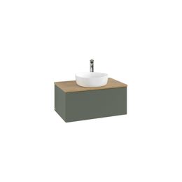 Villeroy & Boch V&B Waschtischunterschrank mit Frontstruktur -Beleuchtung Antao 80x36x50cm, HL, WBP hon. Oa, le g. m Lac ; Villeroy & Boch (L30151HL)