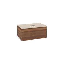 Villeroy & Boch V&B Waschtischunterschrank mit Frontstruktur -Beleuchtung Antao 80x36x50cm, WBP-farbe botti., w. walnut ; Villeroy & Boch (L30113HM)