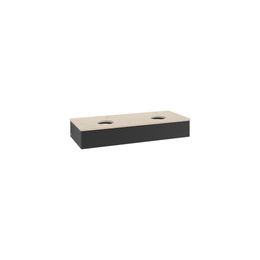 Villeroy & Boch V&B Waschtischunterschrank mit Frontstruktur, mit Beleuchtung Antao 120x19x50cm, HL, WBP botti., bla m Lac ; Villeroy & Boch (L13153PD)