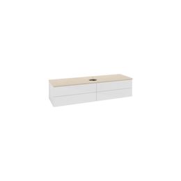 Villeroy & Boch V&B Waschtischunterschrank ohne Frontstruktur -Beleuchtung Antao 160x50cm, HL, WBP botti., glo wh. Lac ; Villeroy & Boch (L25053GF)