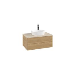 Villeroy & Boch V&B Waschtischunterschrank ohne Frontstruktur -Beleuchtung Antao 80x36x50cm, HL, WBP botti., hon. Oa ; Villeroy & Boch (L19053HN)