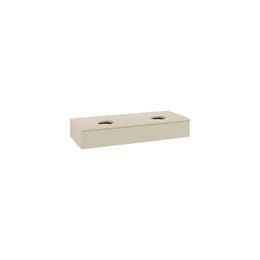 Villeroy & Boch V&B Waschtischunterschrank mit Frontstruktur, mit Beleuchtung Antao 120x19x50cm, HL, WBP botti., si Gr m Lac ; Villeroy & Boch (L13153HJ)