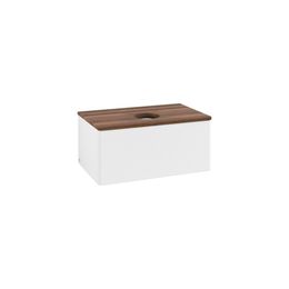 Villeroy & Boch V&B Waschtischunterschrank mit Frontstruktur -Beleuchtung Antao 80x36x50cm, WBP-farbe w. wal, wh. m Lac ; Villeroy & Boch (L30112MT)