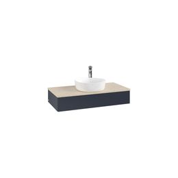Villeroy & Boch V&B Waschtischunterschrank ohne Frontstruktur, mit Beleuchtung Antao 100x19x50cm, WBP botti., md bl. m Lac ; Villeroy & Boch (L09053HG)