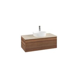 Villeroy & Boch V&B Waschtischunterschrank mit Frontstruktur, mit Beleuchtung Antao 100x36x50cm, HL, WBP botti., w. wal ; Villeroy & Boch (L31153HM)